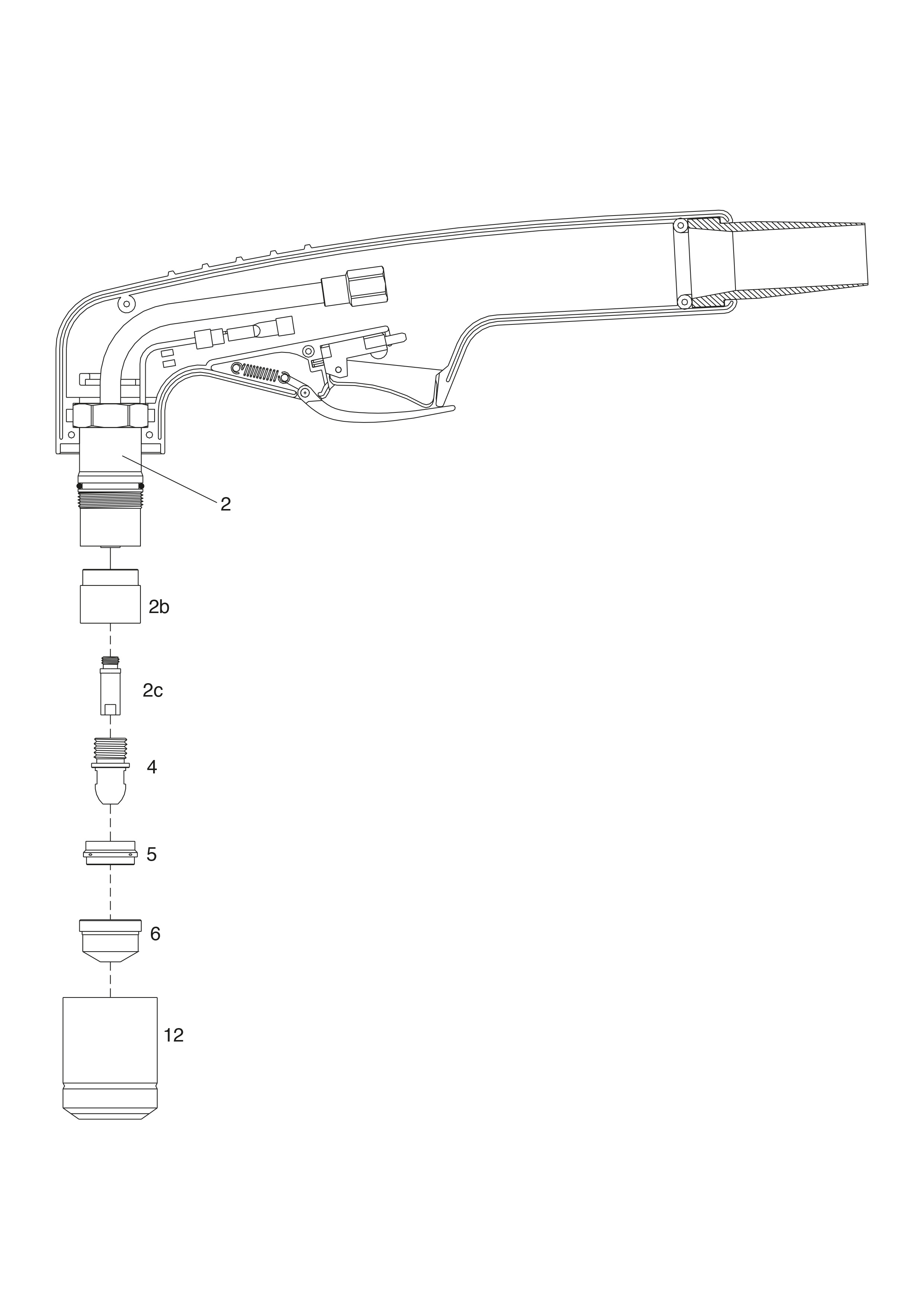 A-101 Plasma Cutting Torch And Spare Parts / GEKAMAC - Gedik Welding